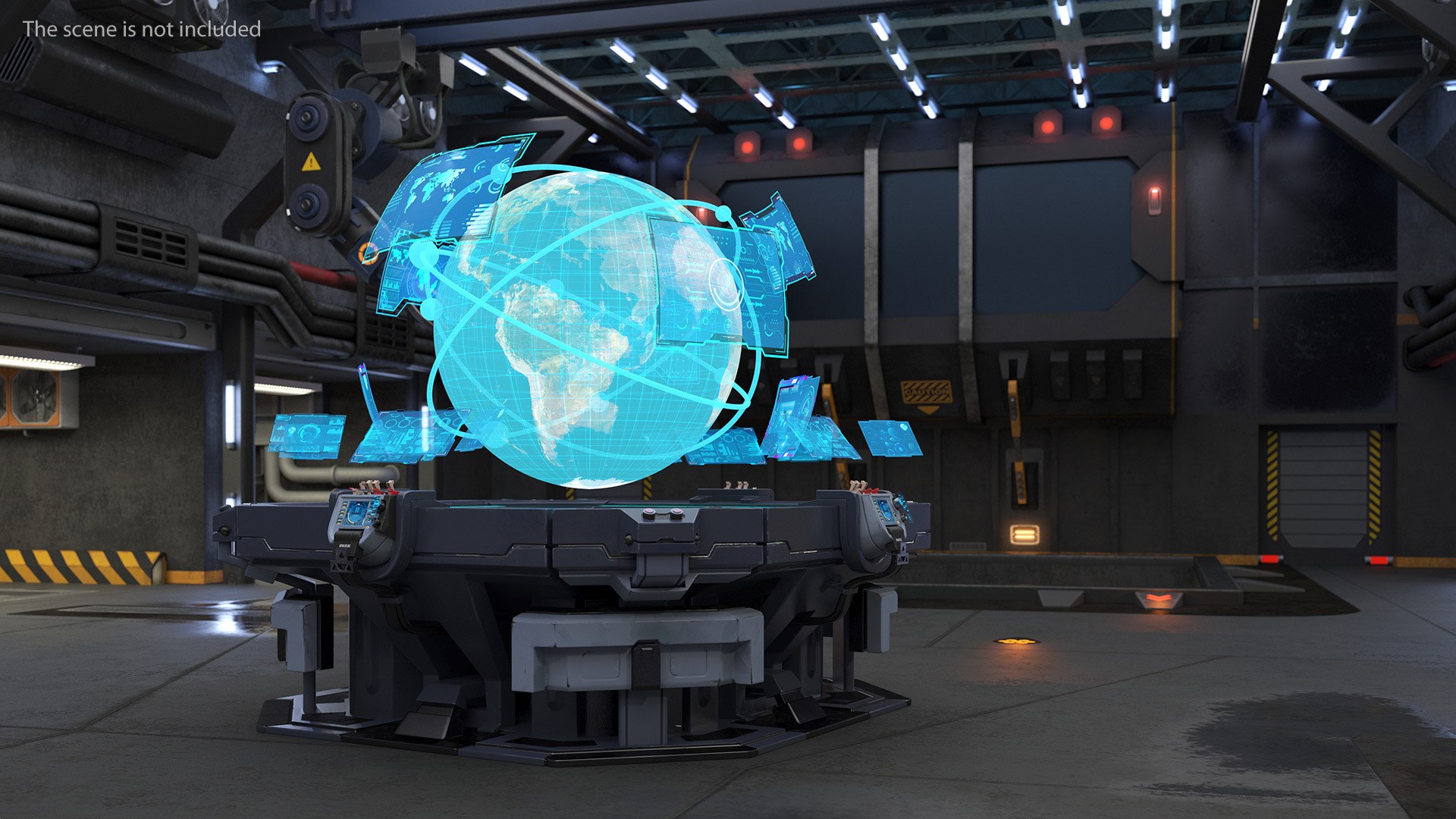 Quantum Holo Desk 3D Model - TurboSquid 2292214