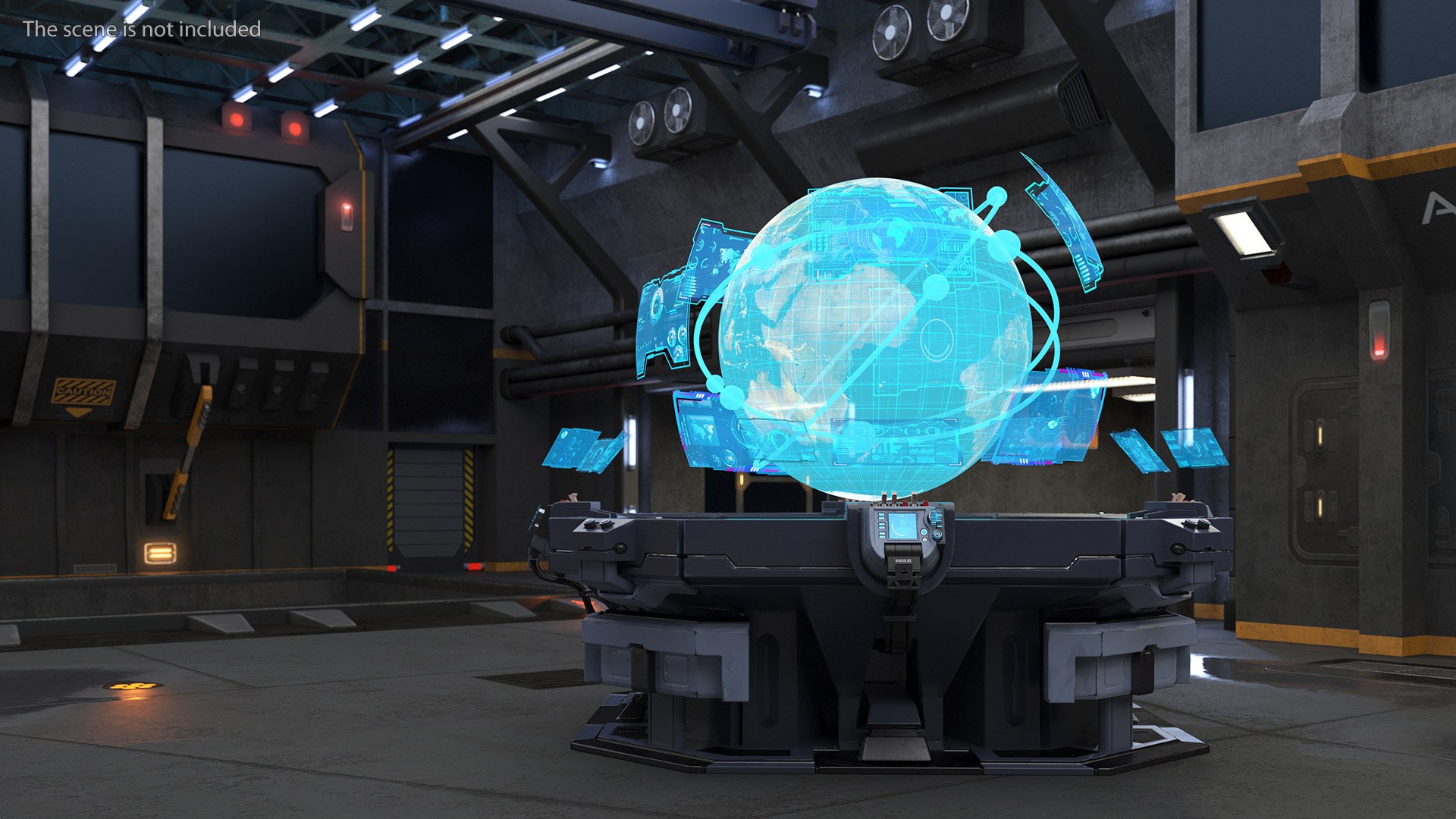 Quantum Holo Desk 3D Model - TurboSquid 2292214