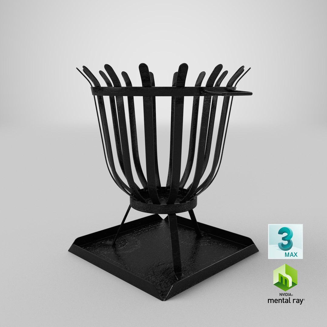 3D brazier scanline ready - TurboSquid 1339446