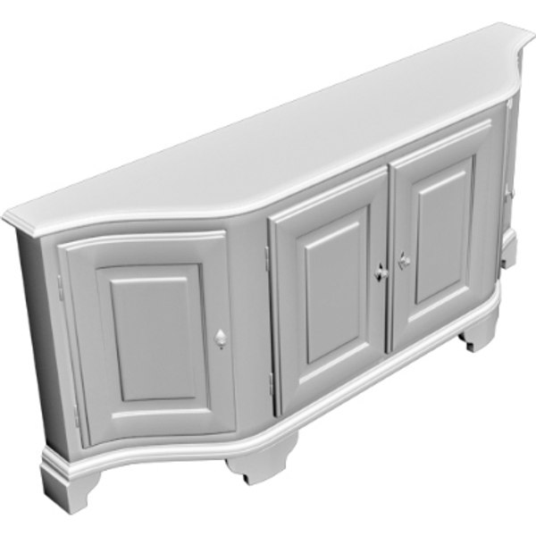 cabinet buffet 3d obj
