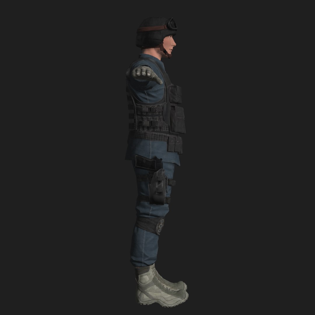 Swat 3D Model - TurboSquid 1401568