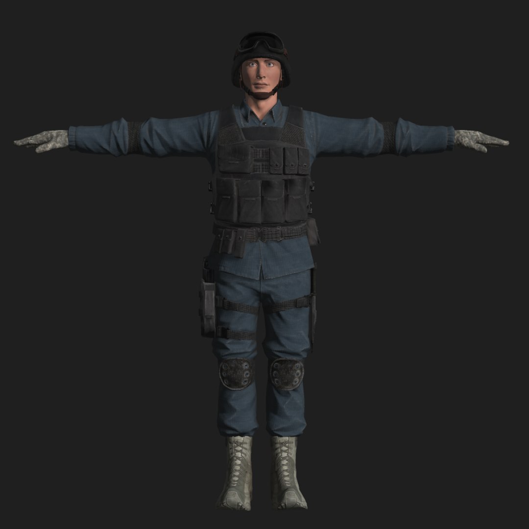 Swat 3D Model - TurboSquid 1401568