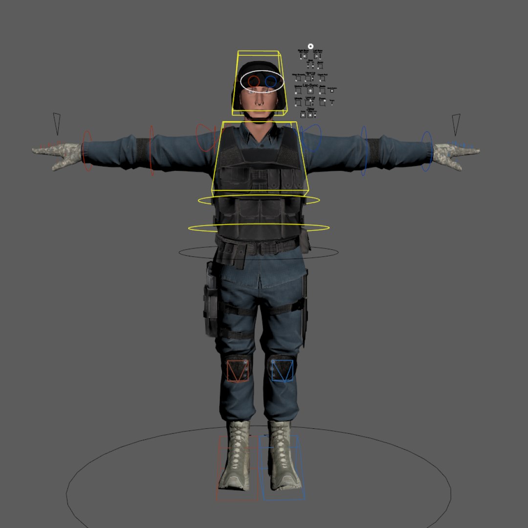 Swat 3D Model - TurboSquid 1401568
