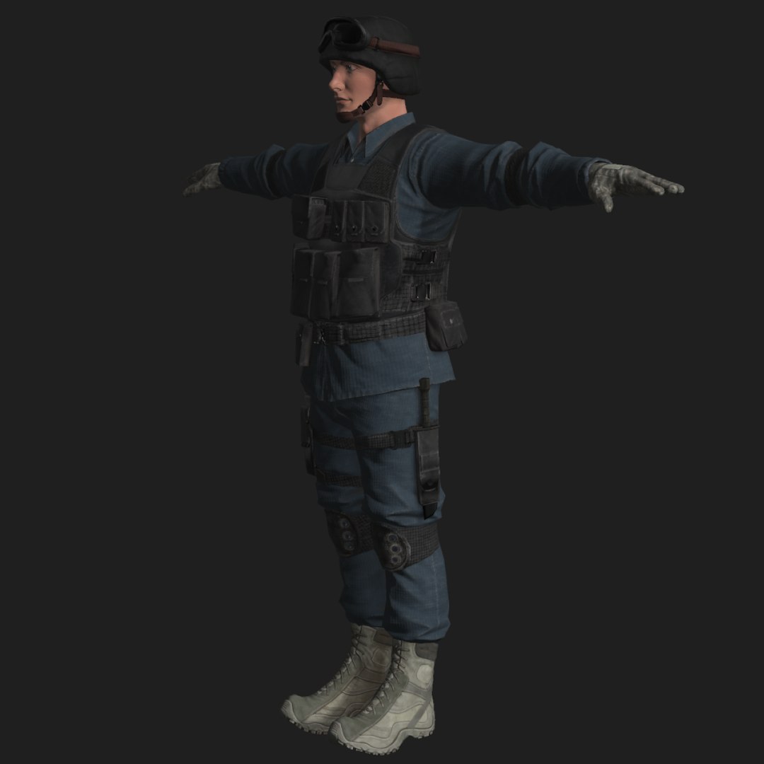 Swat 3D Model - TurboSquid 1401568