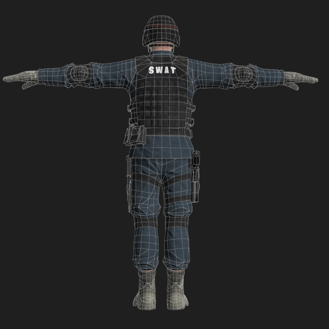 Swat 3D Model - TurboSquid 1401568