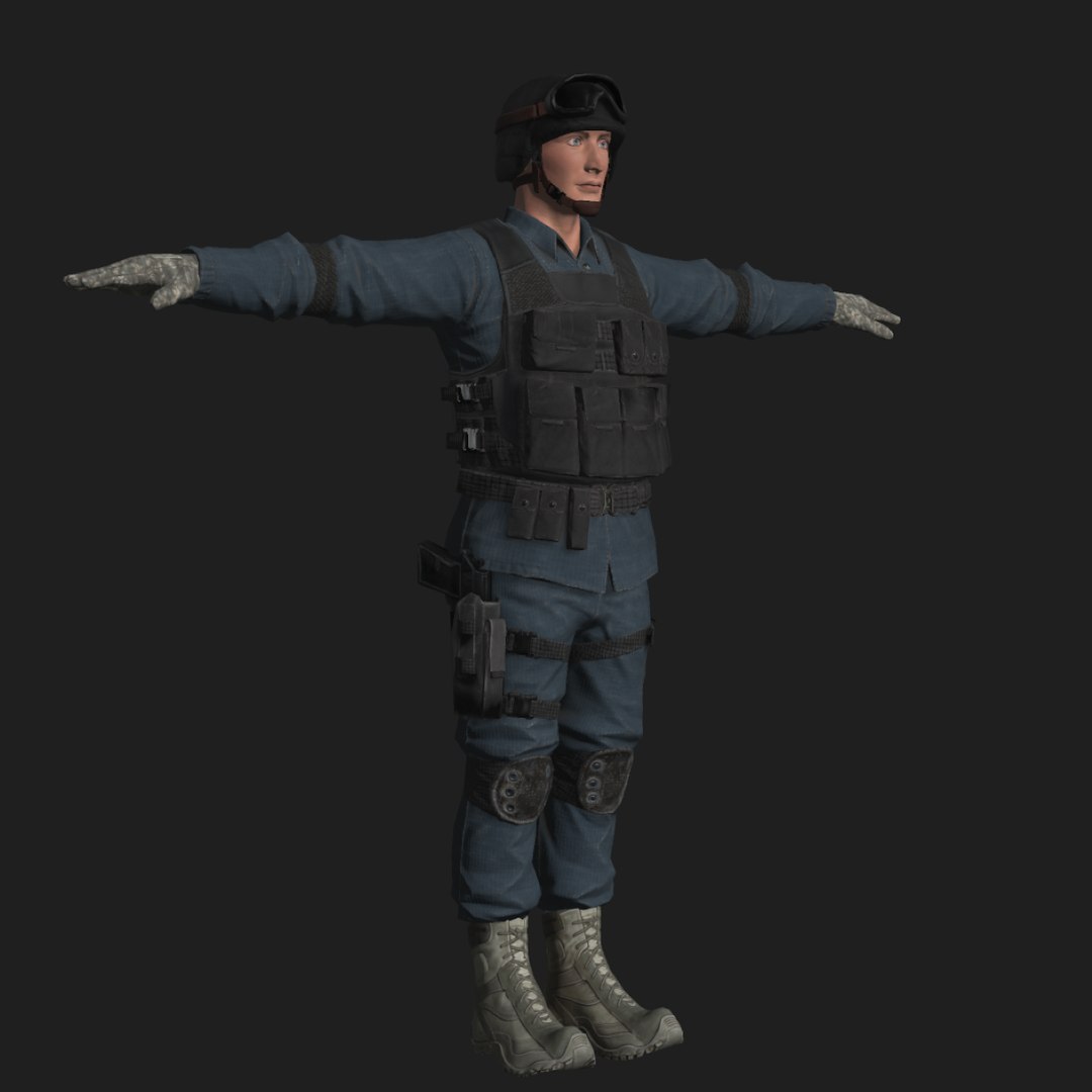 Swat 3D Model - TurboSquid 1401568