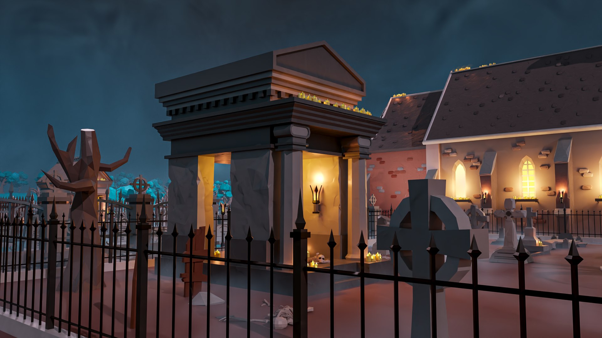 3D model Graveyard 1 - TurboSquid 1916734