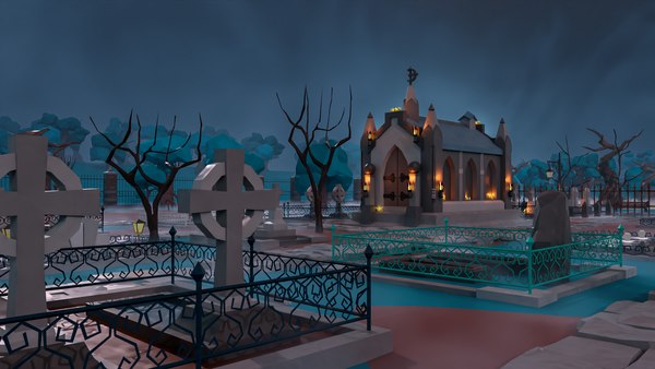 3D model Graveyard 1 - TurboSquid 1916734