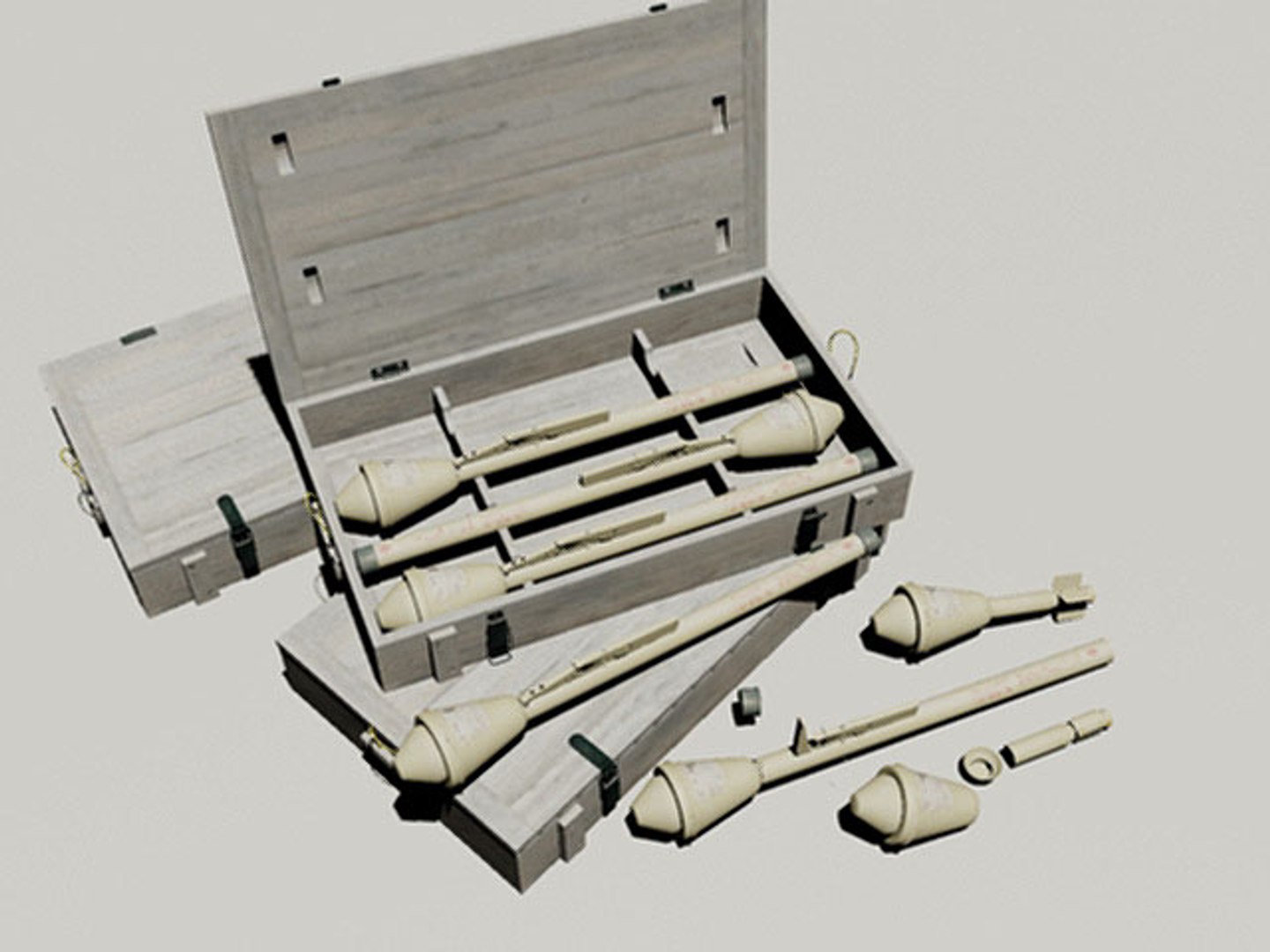 3d Model Of Wwii German Panzerfaust 60