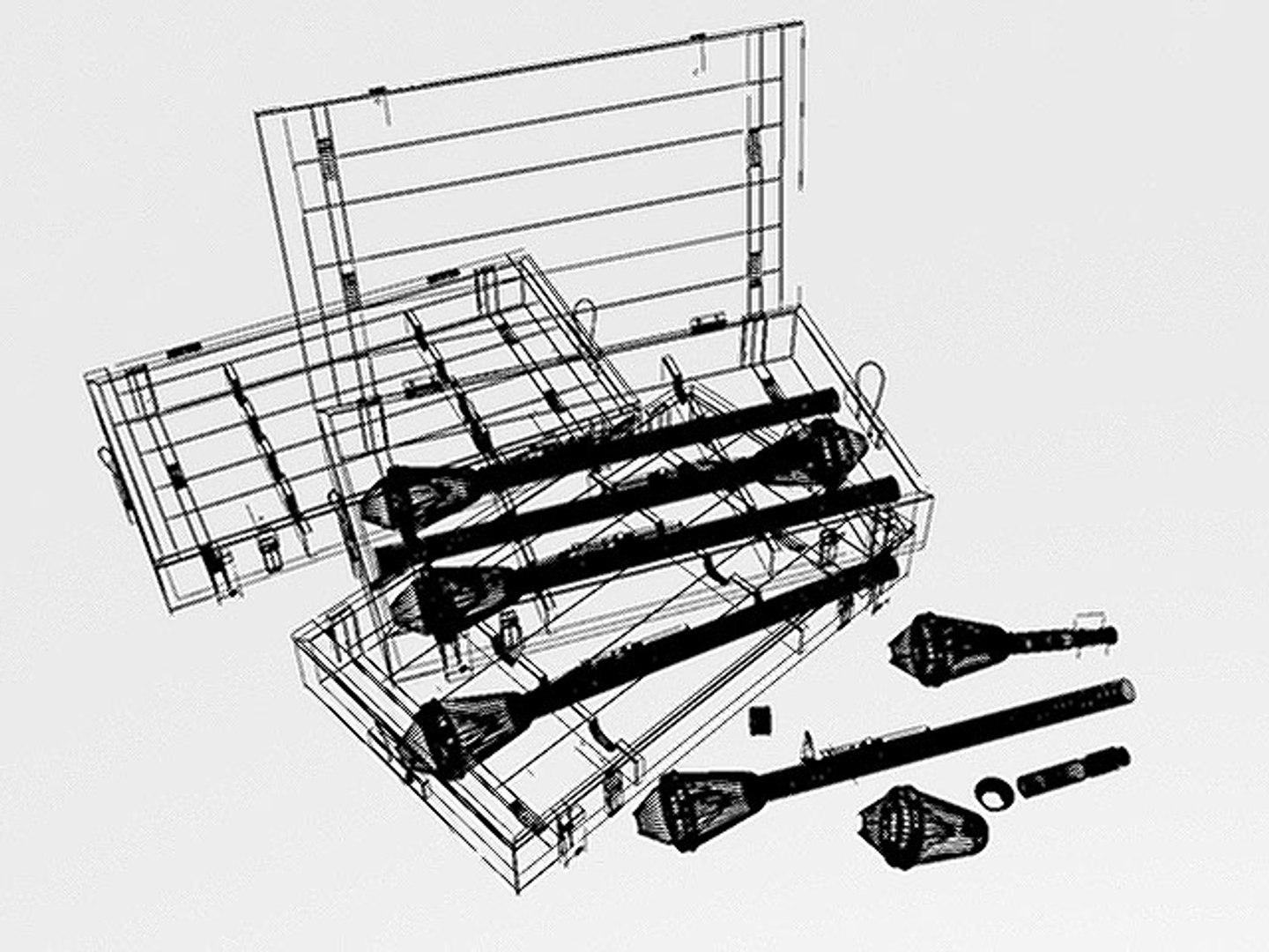 3d Model Of Wwii German Panzerfaust 60