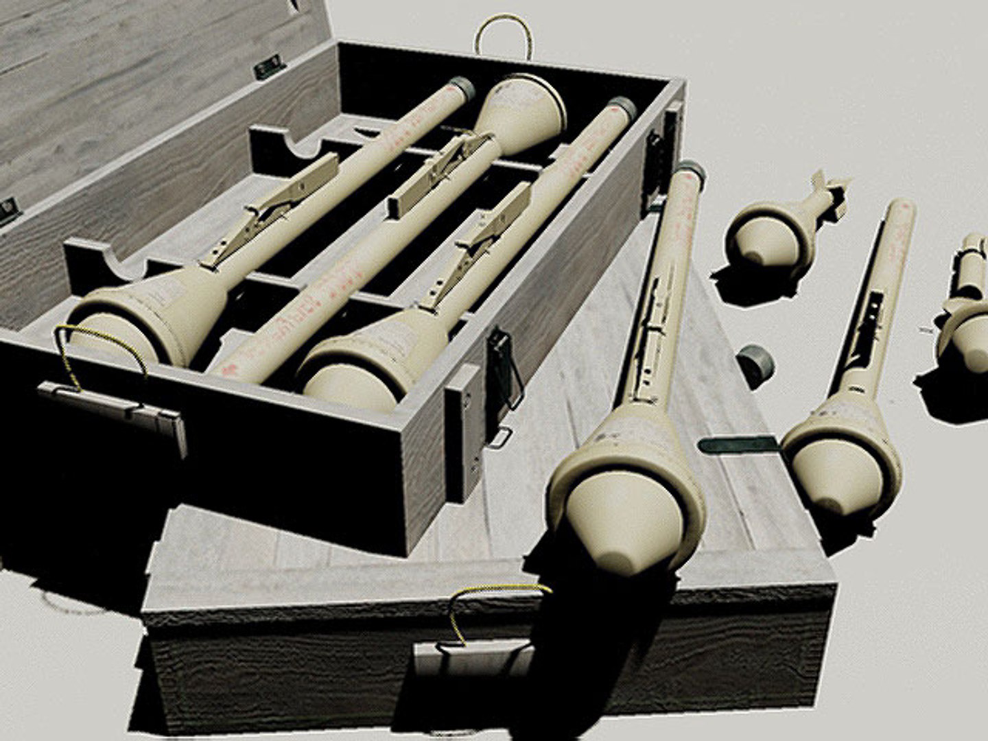 3d Model Of Wwii German Panzerfaust 60