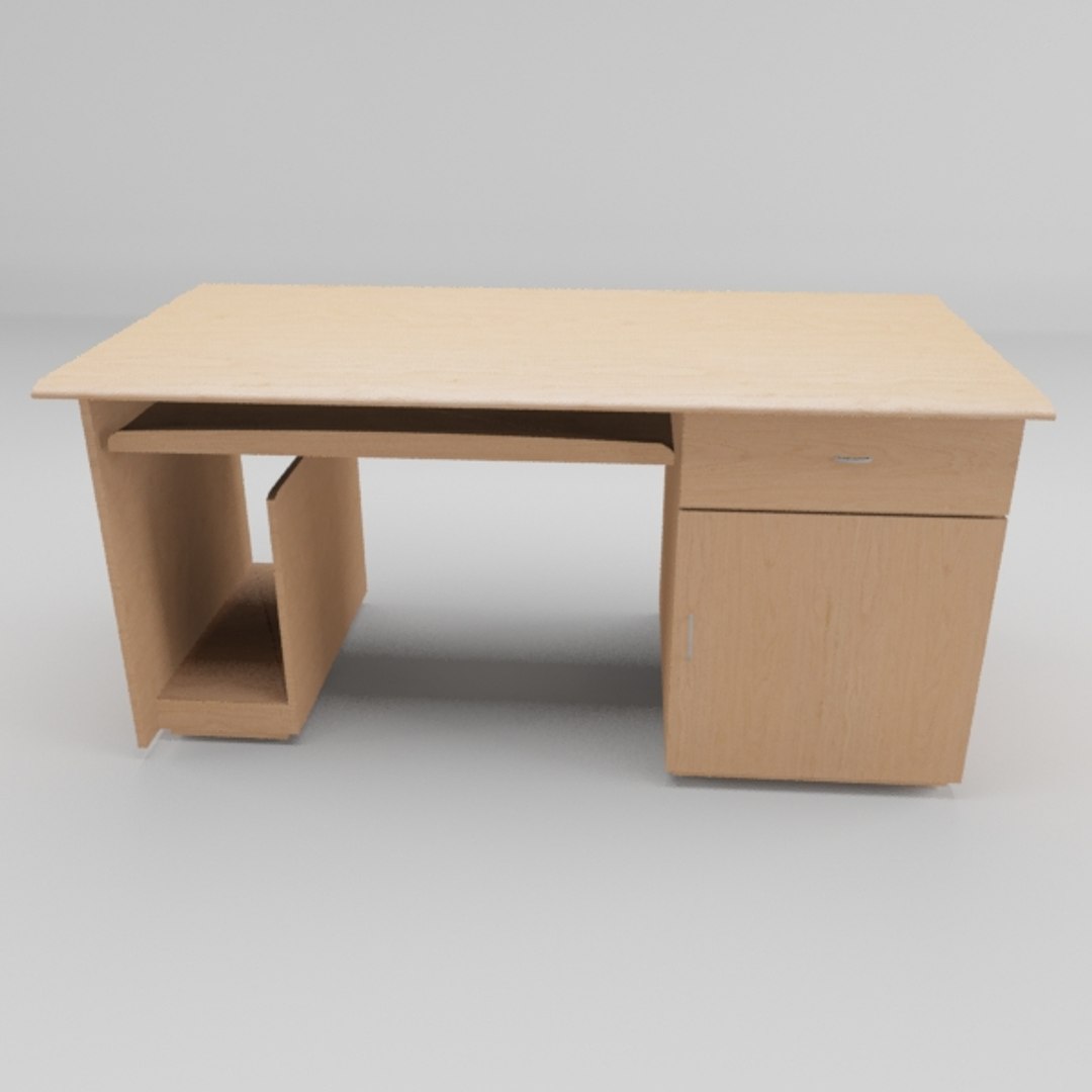 computer table 3d model