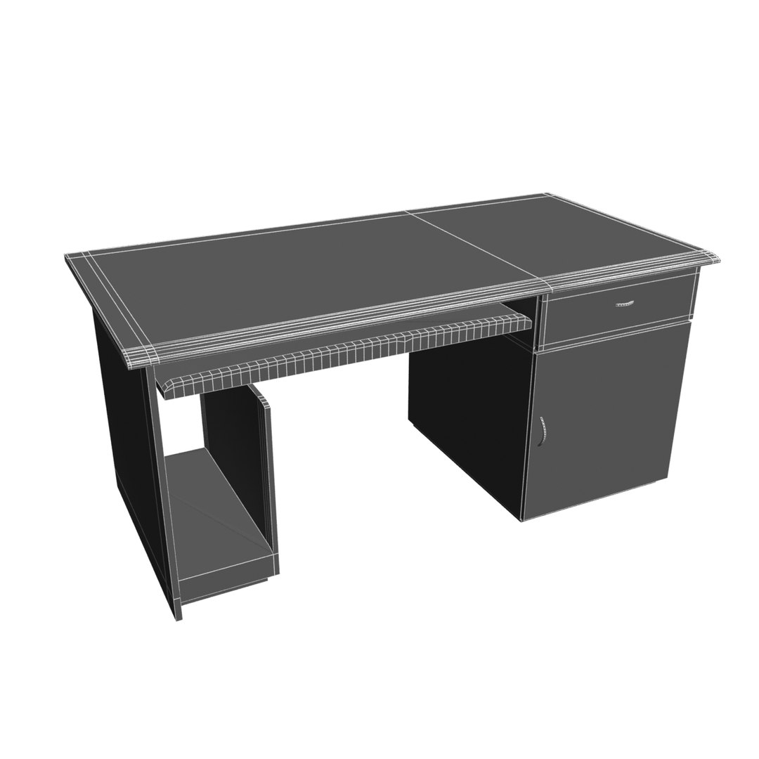 computer table 3d model