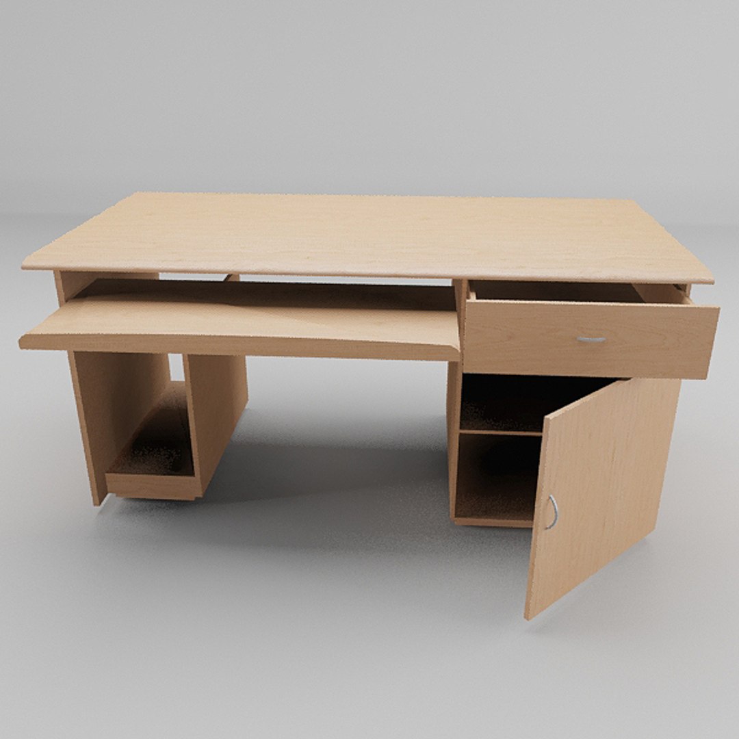 computer table 3d model