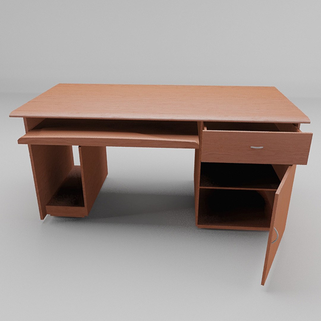 computer table 3d model