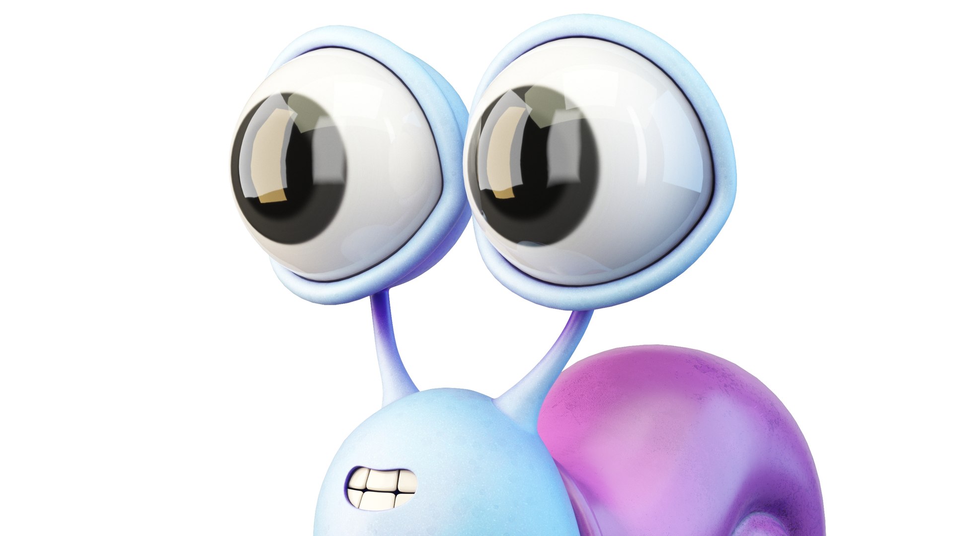 Cartoon Snail Character 3D - TurboSquid 2070228