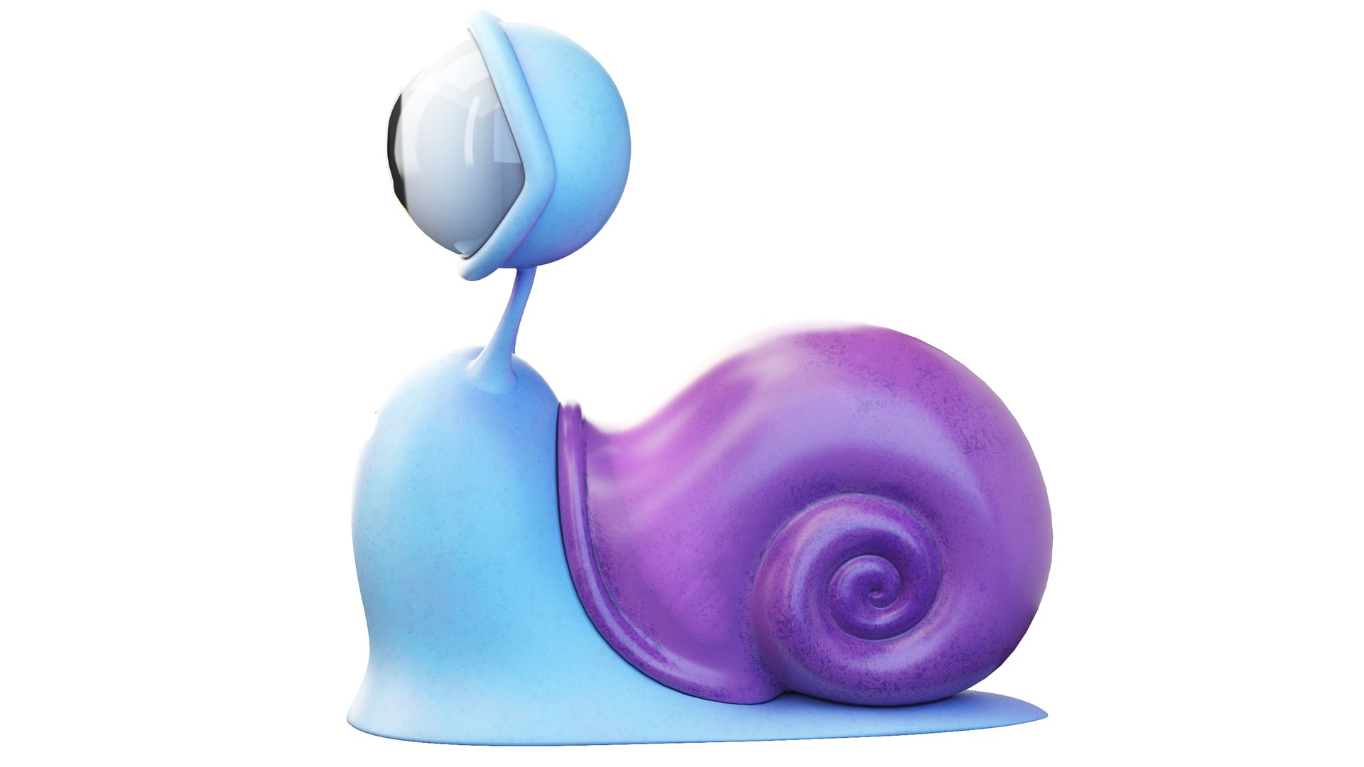 Cartoon Snail Character 3D - TurboSquid 2070228