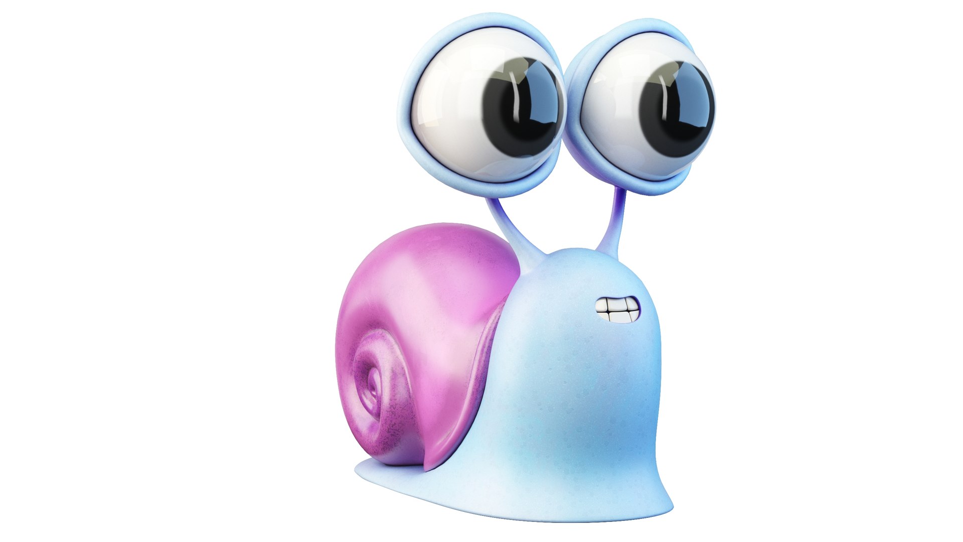 Cartoon Snail Character 3D - TurboSquid 2070228