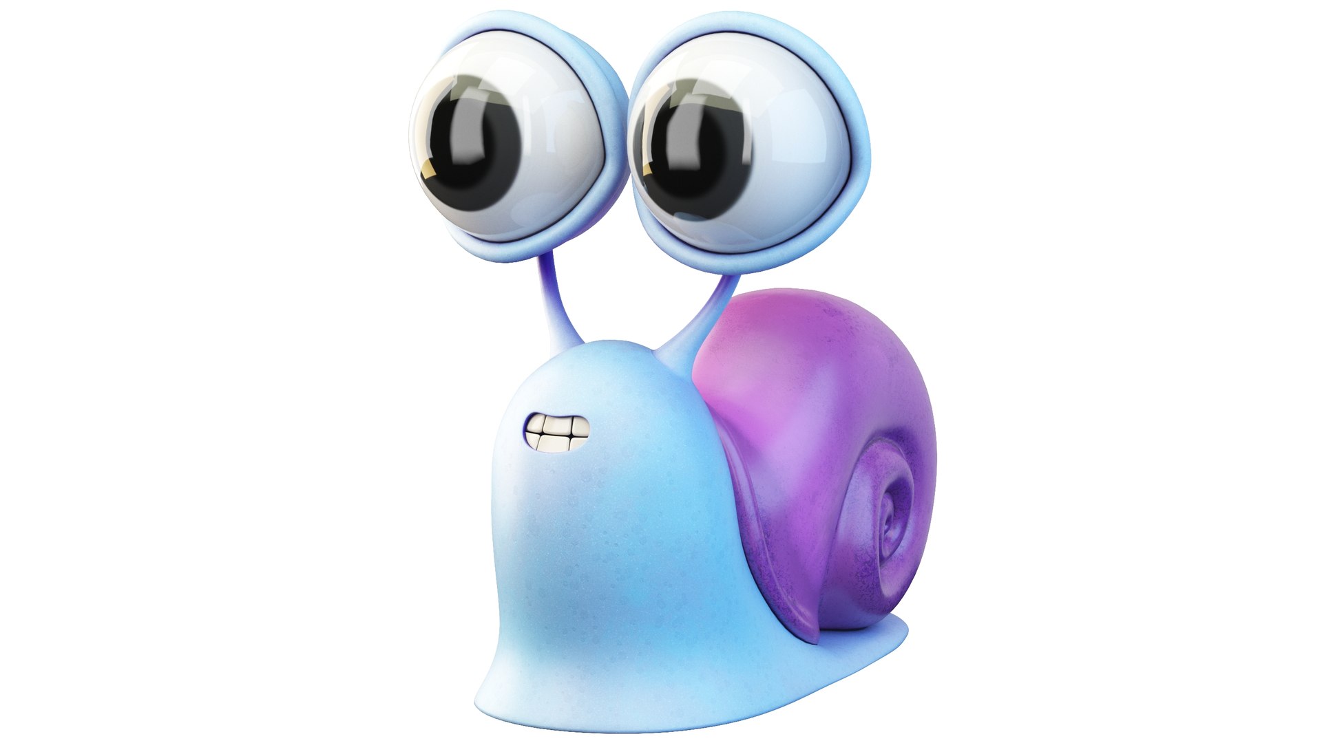 Cartoon Snail Character 3D - TurboSquid 2070228
