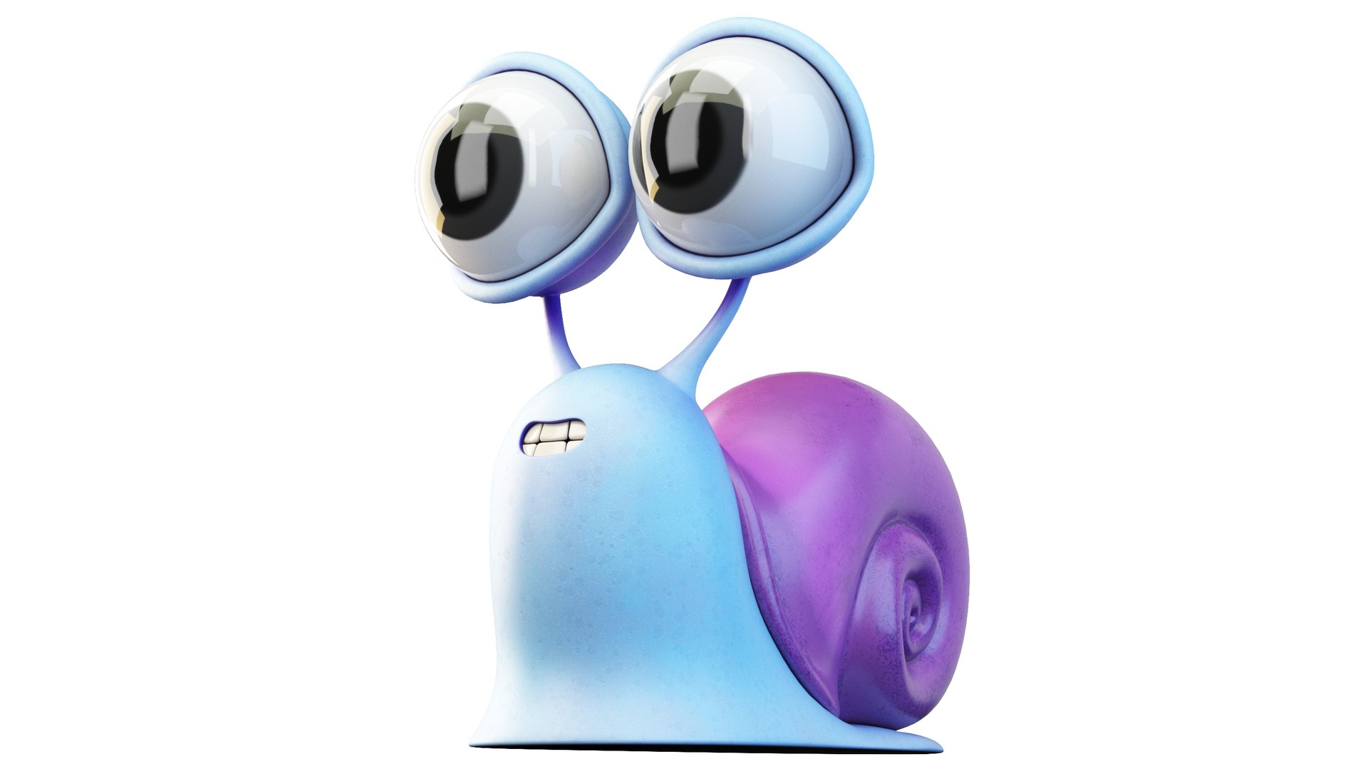Cartoon Snail Character 3D - TurboSquid 2070228