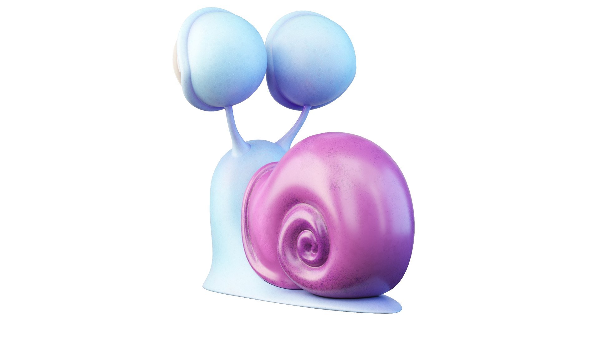 Cartoon Snail Character 3D - TurboSquid 2070228