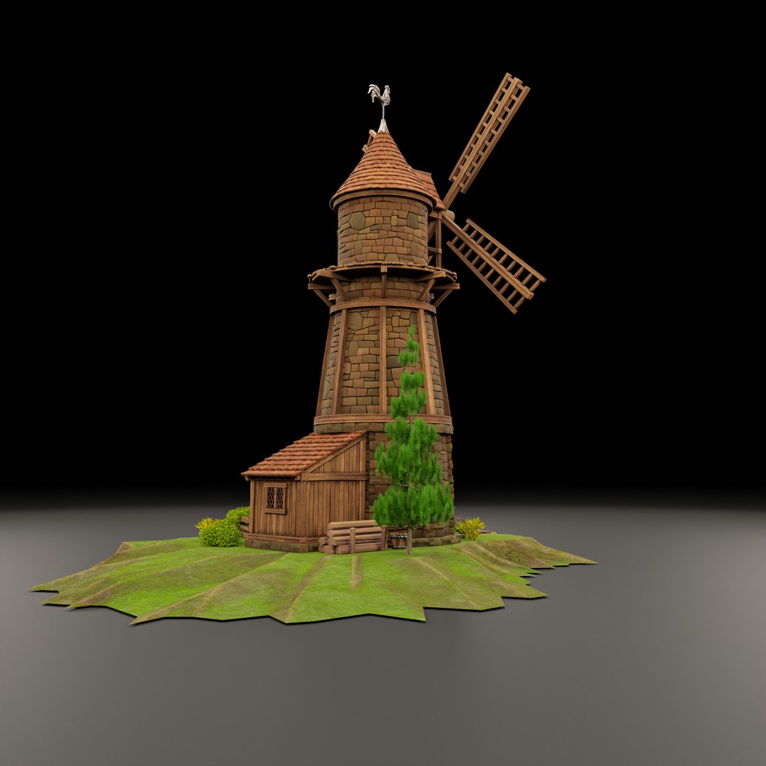 STYLIZED MEDIEVAL BUILDING 07 Model - TurboSquid 2145400