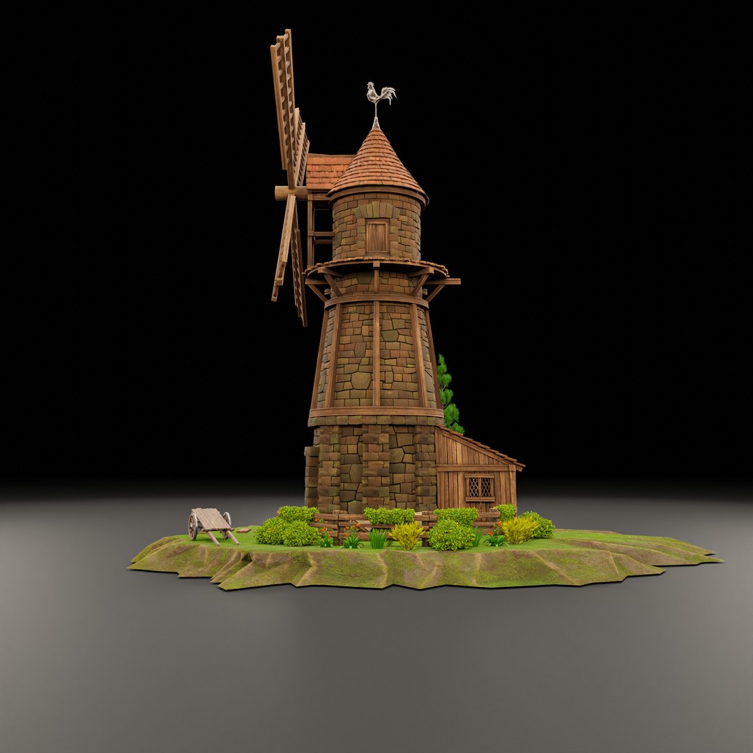 STYLIZED MEDIEVAL BUILDING 07 Model - TurboSquid 2145400