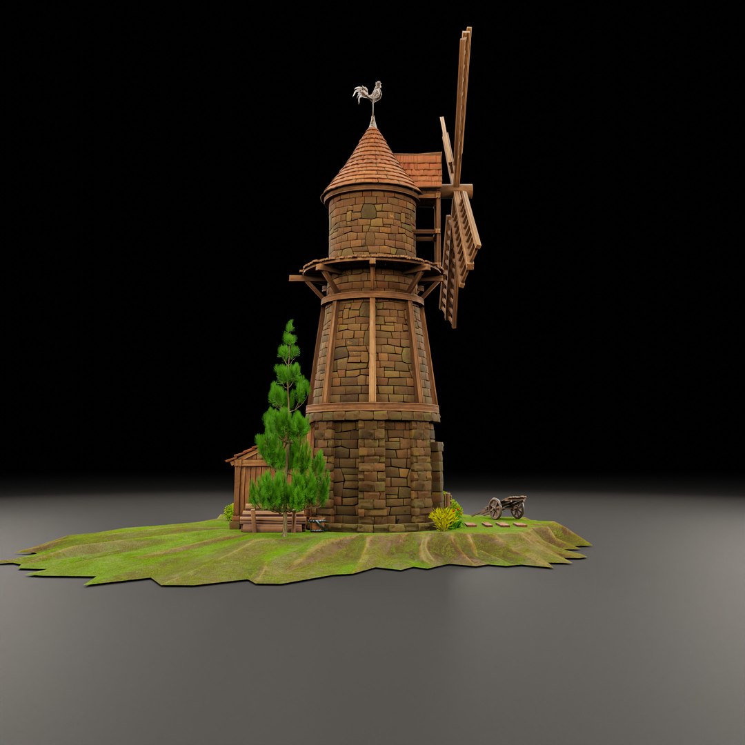 STYLIZED MEDIEVAL BUILDING 07 Model - TurboSquid 2145400