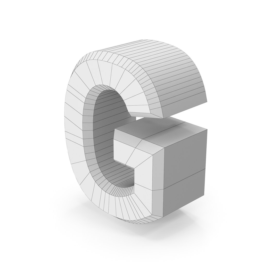 3D Red Letter G Model - TurboSquid 2272728