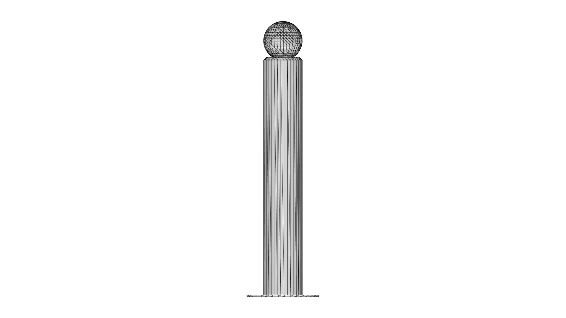 3D Parking bollards - TurboSquid 2017435