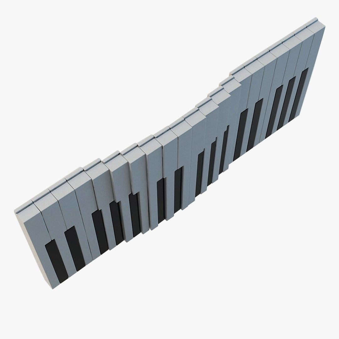 3d Piano Keys