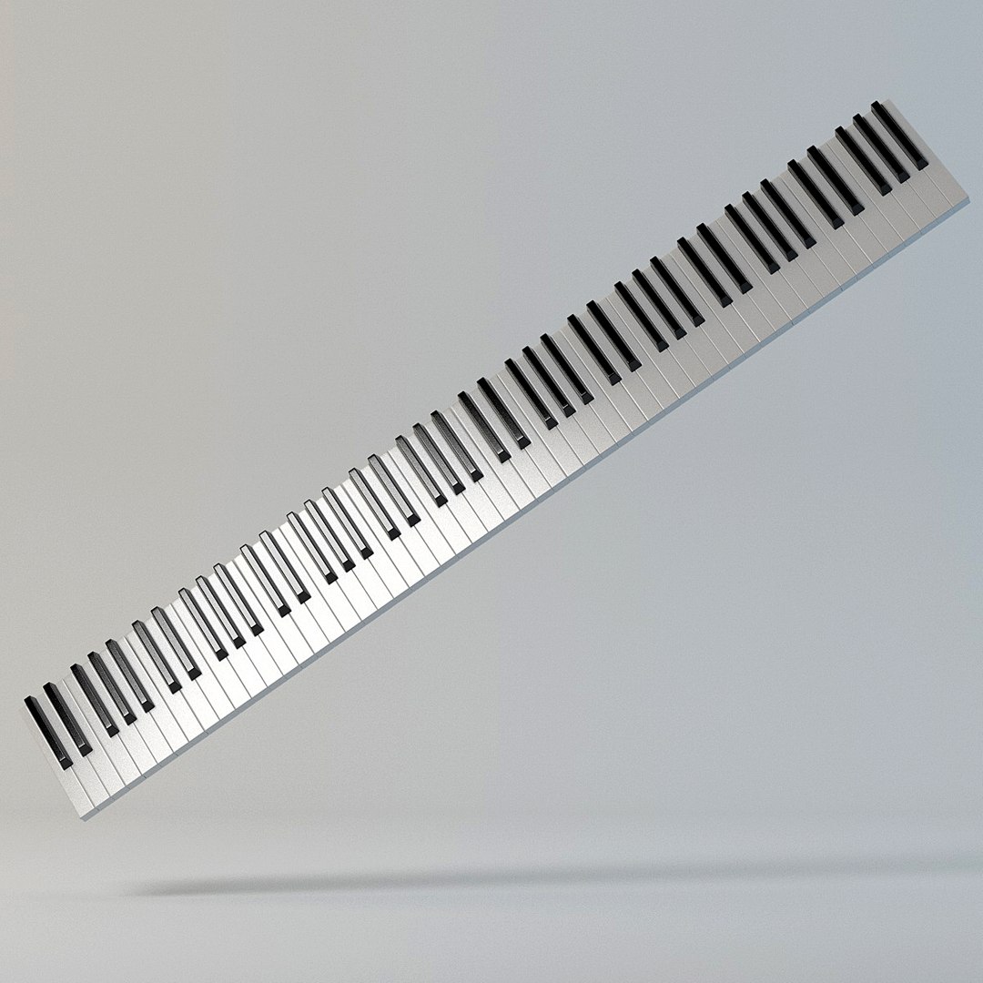 3d Piano Keys