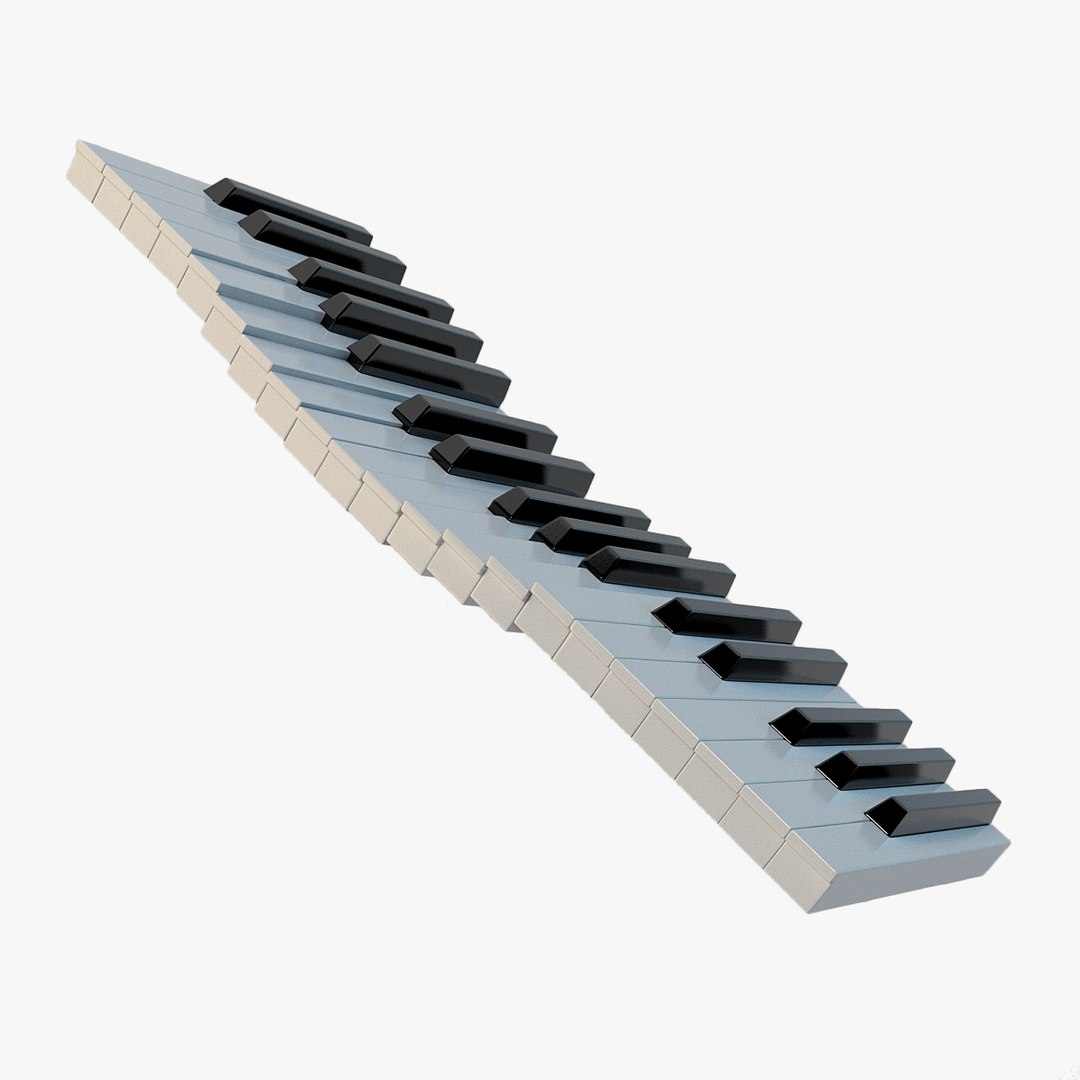 3d Piano Keys