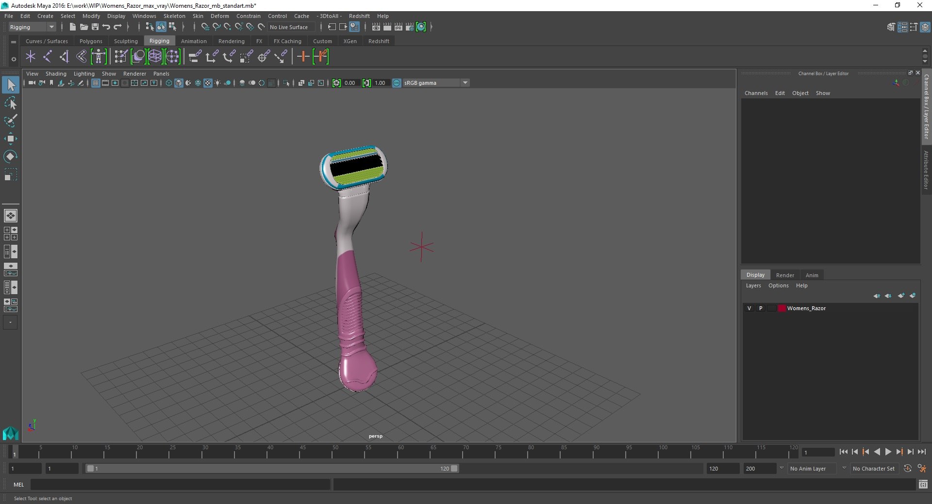 Womens Razor 3D model - TurboSquid 2040402