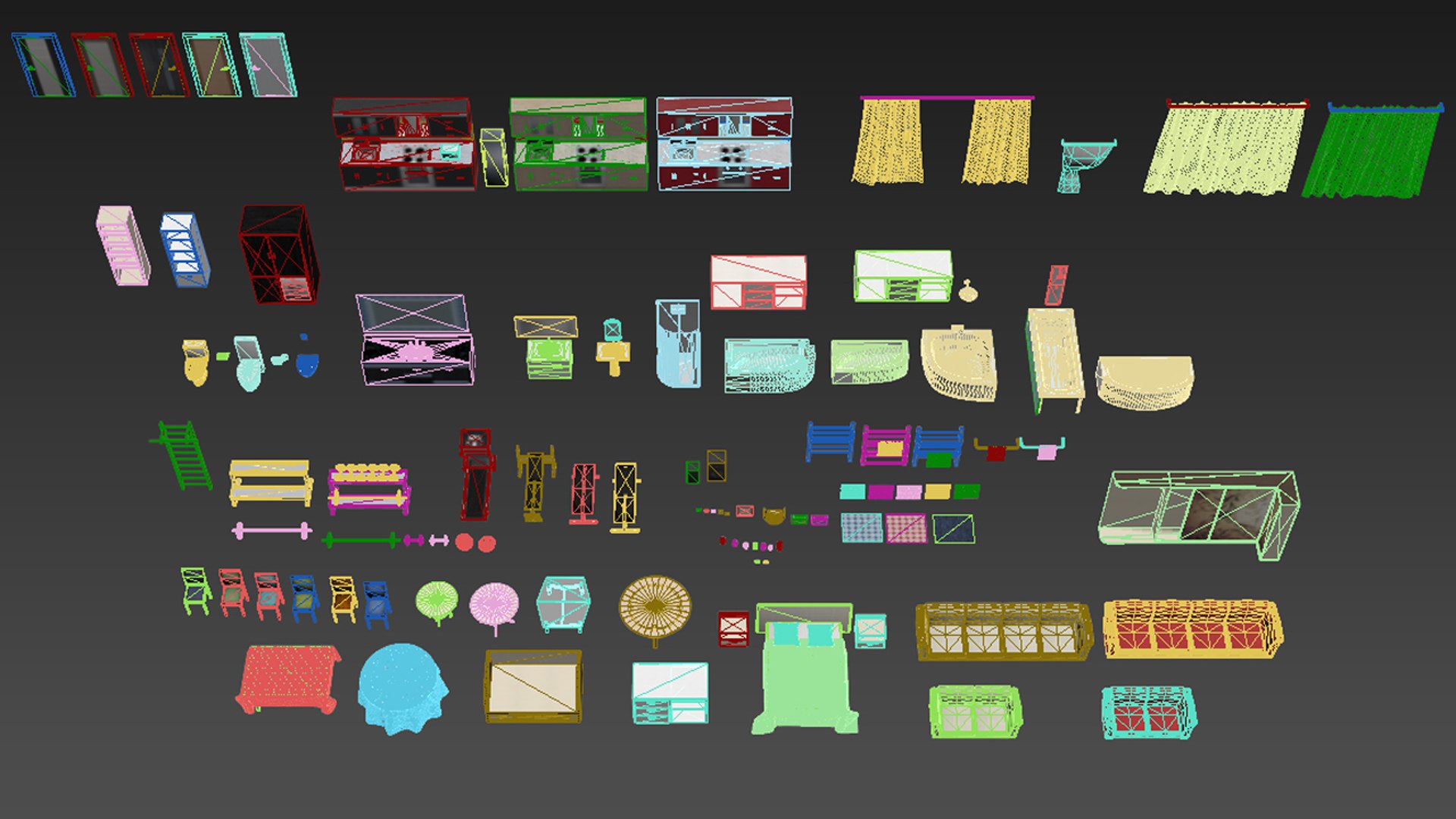 3D House Furniture Model - TurboSquid 2203428