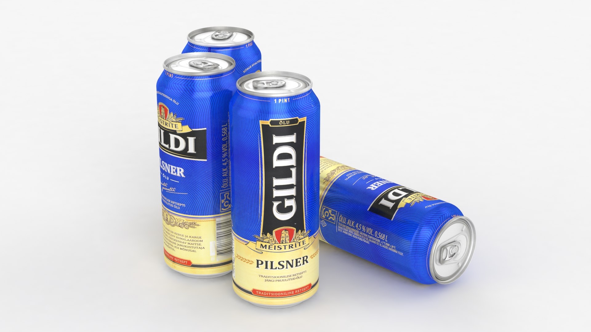 Beer Can Meistrite Gildi Pilsner 500ml 2023 3D - TurboSquid 2013667