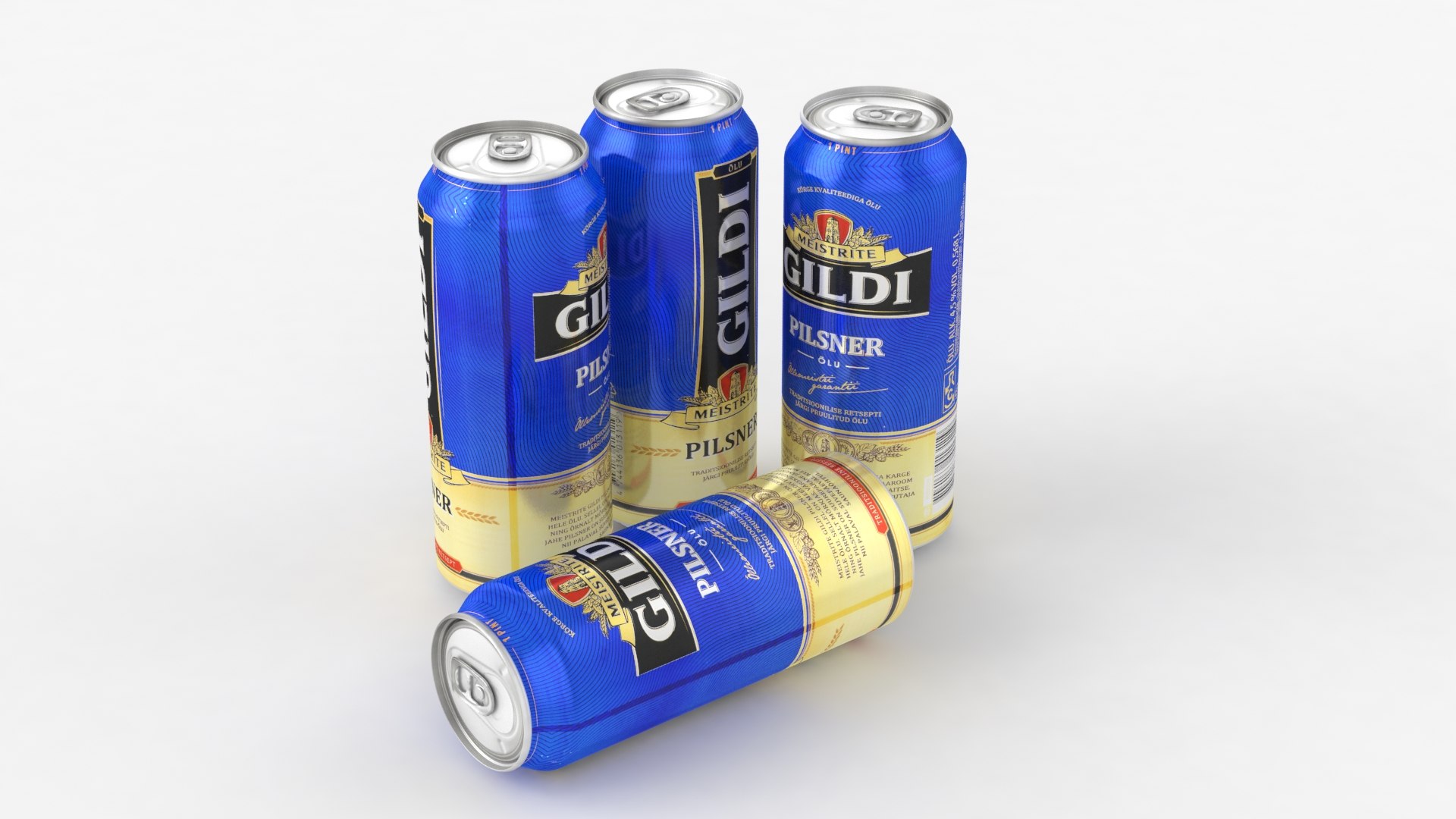 Beer Can Meistrite Gildi Pilsner 500ml 2023 3D - TurboSquid 2013667