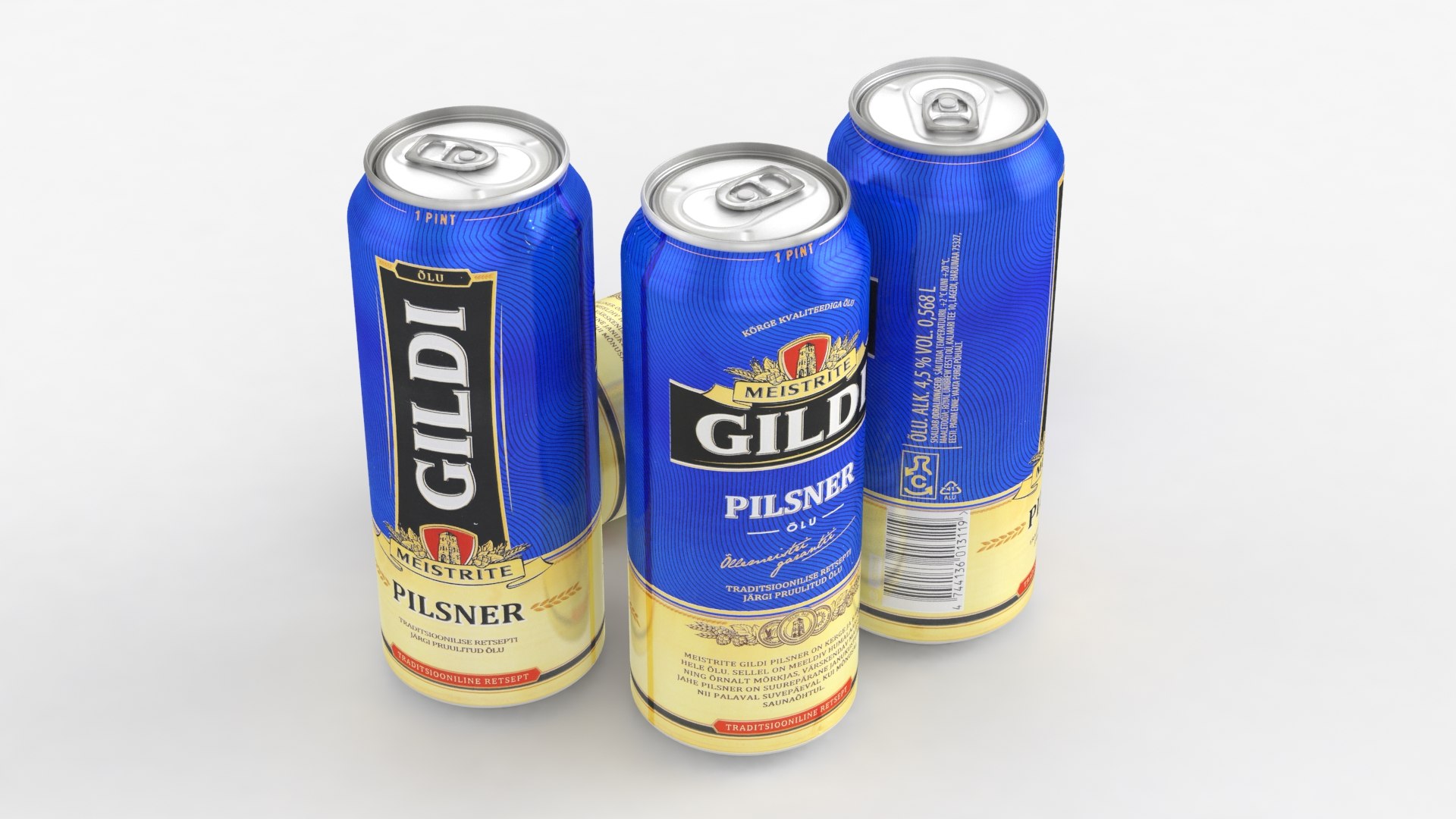Beer Can Meistrite Gildi Pilsner 500ml 2023 3D - TurboSquid 2013667