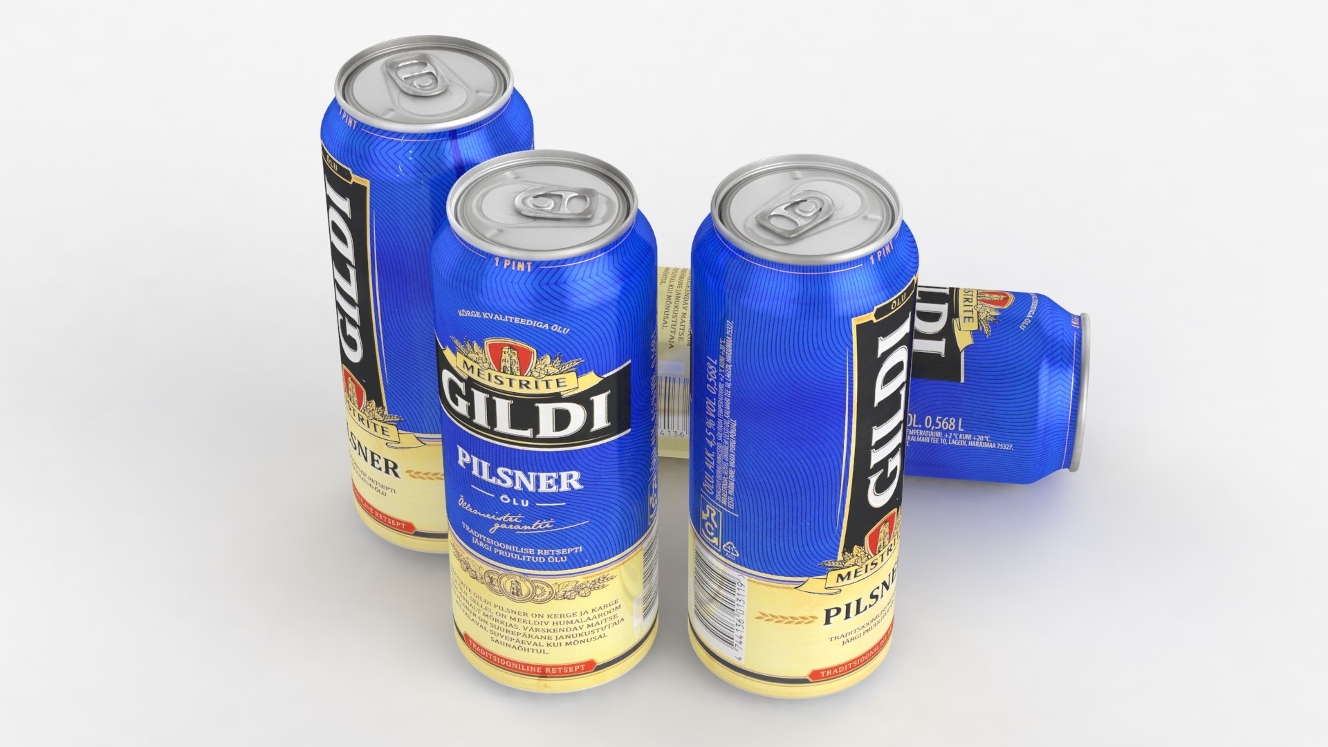Beer Can Meistrite Gildi Pilsner 500ml 2023 3D - TurboSquid 2013667