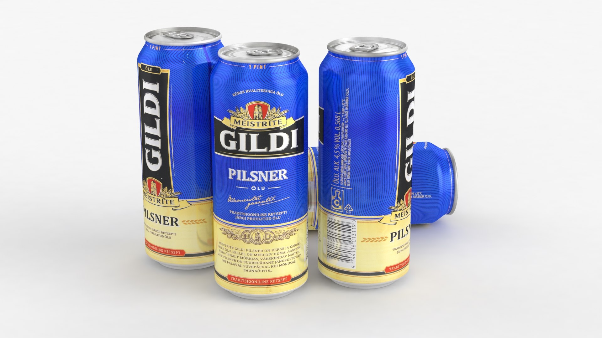 Beer Can Meistrite Gildi Pilsner 500ml 2023 3D - TurboSquid 2013667