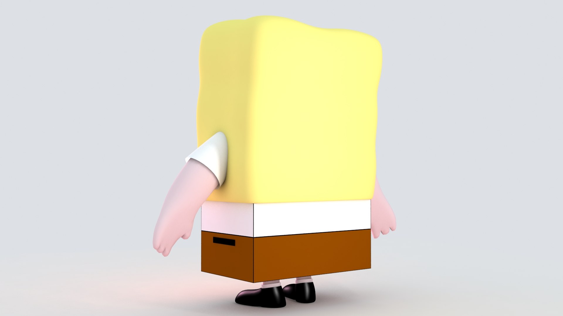 3D Model Fall Guy Sponge Bob - TurboSquid 1742363