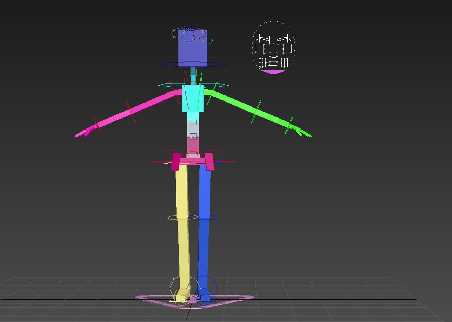 3D stylized female character rig model - TurboSquid 1663593