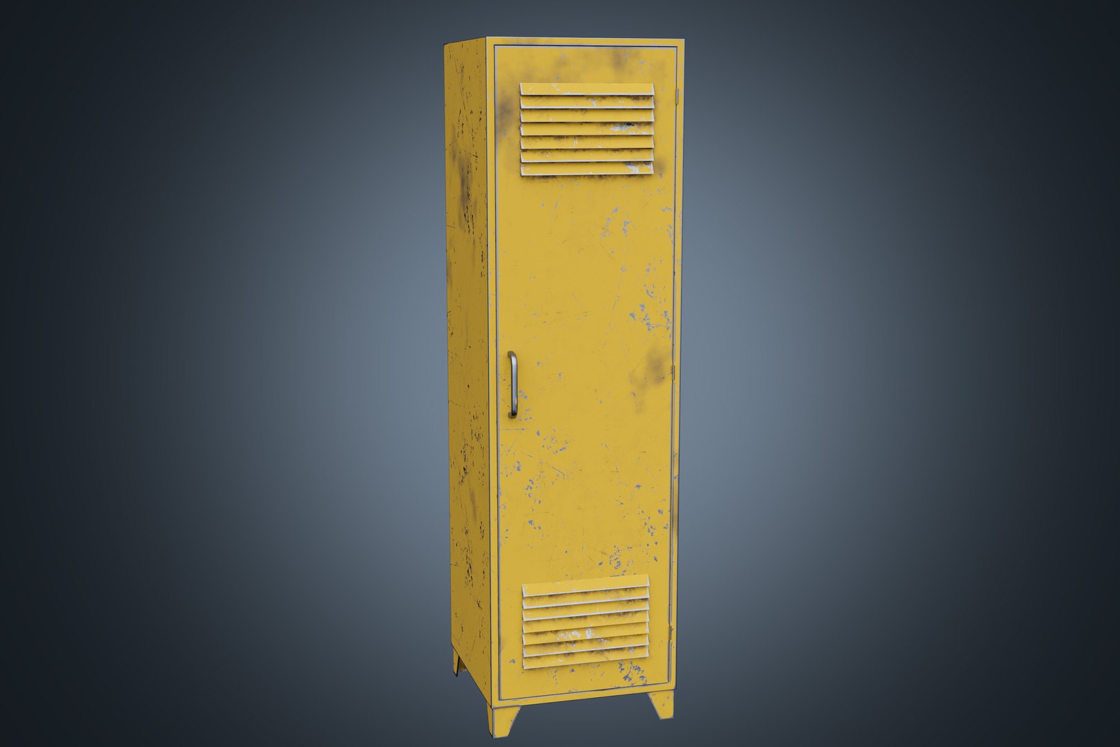 3D Lockers PBR Low-poly 3D Model - TurboSquid 2243275