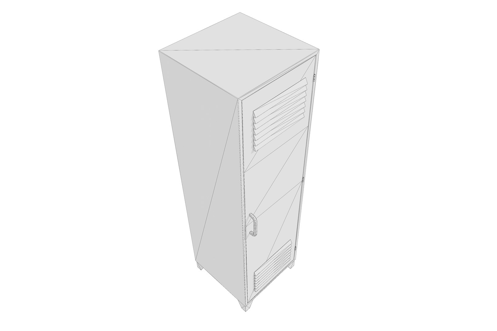 3D Lockers PBR Low-poly 3D Model - TurboSquid 2243275