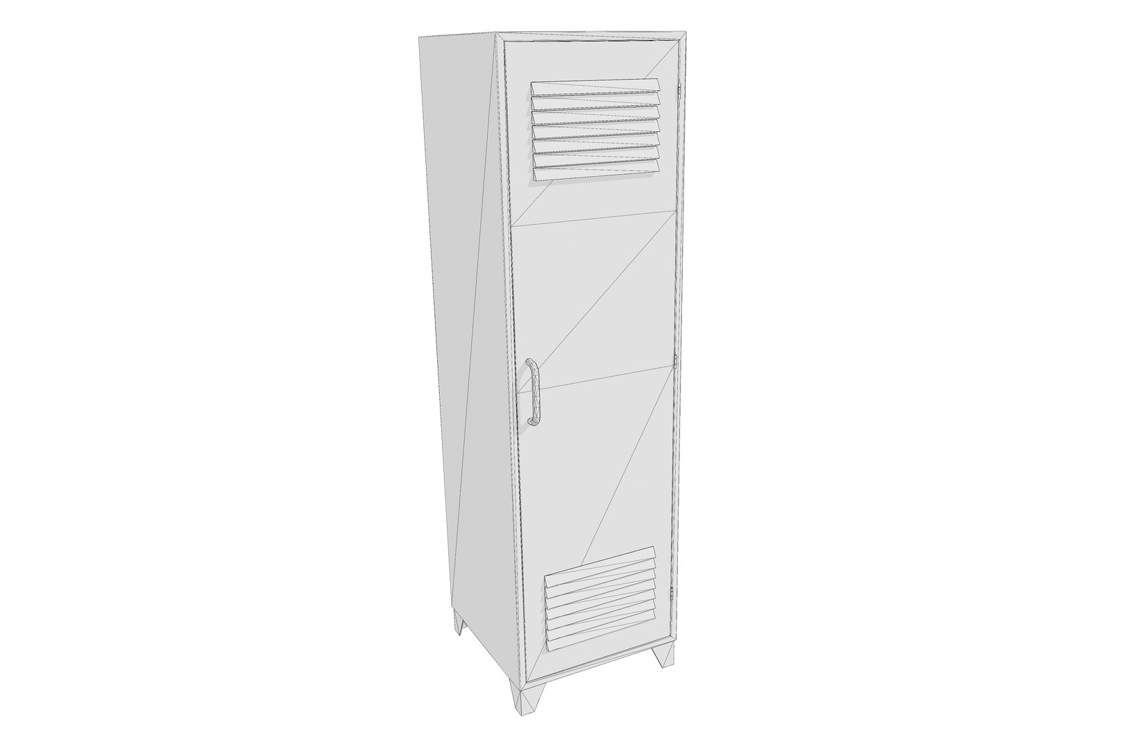 3D Lockers PBR Low-poly 3D Model - TurboSquid 2243275