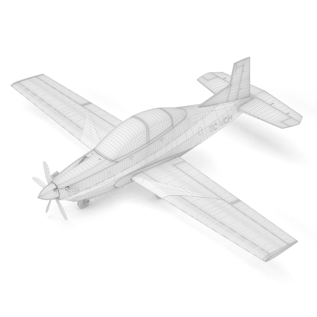 Aircraft Hurkus Plane 3d Max