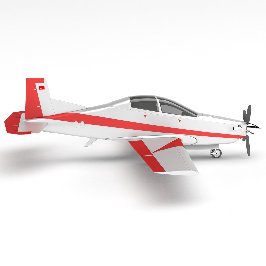 Aircraft Hurkus Plane 3d Max