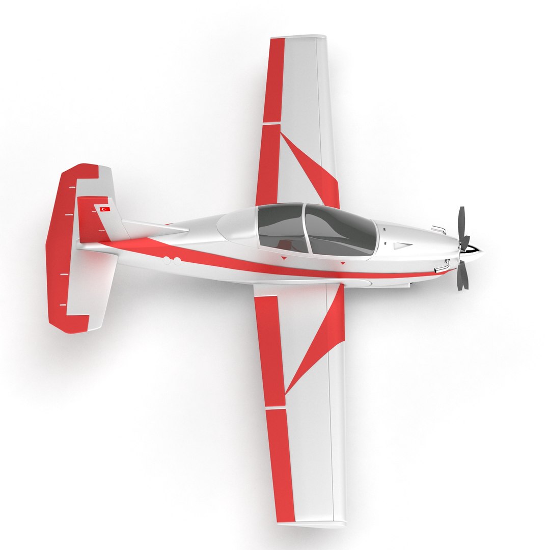 Aircraft Hurkus Plane 3d Max