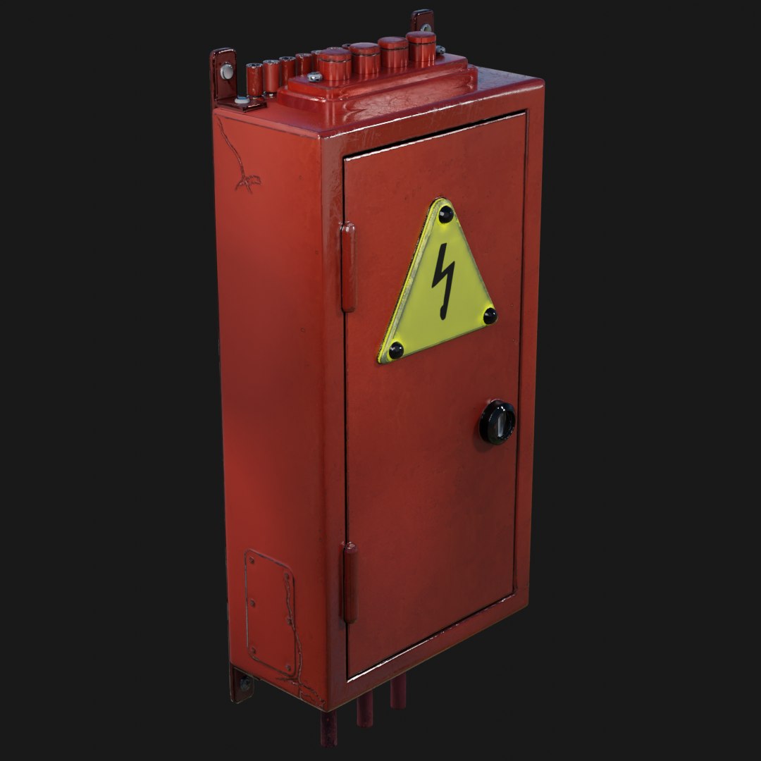 Classic Electrical Box 3D Model - TurboSquid 2289330