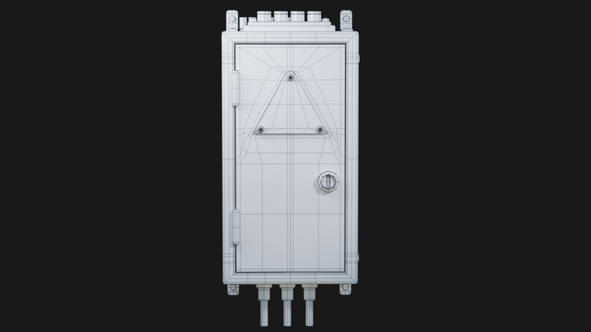Classic Electrical Box 3D Model - TurboSquid 2289330